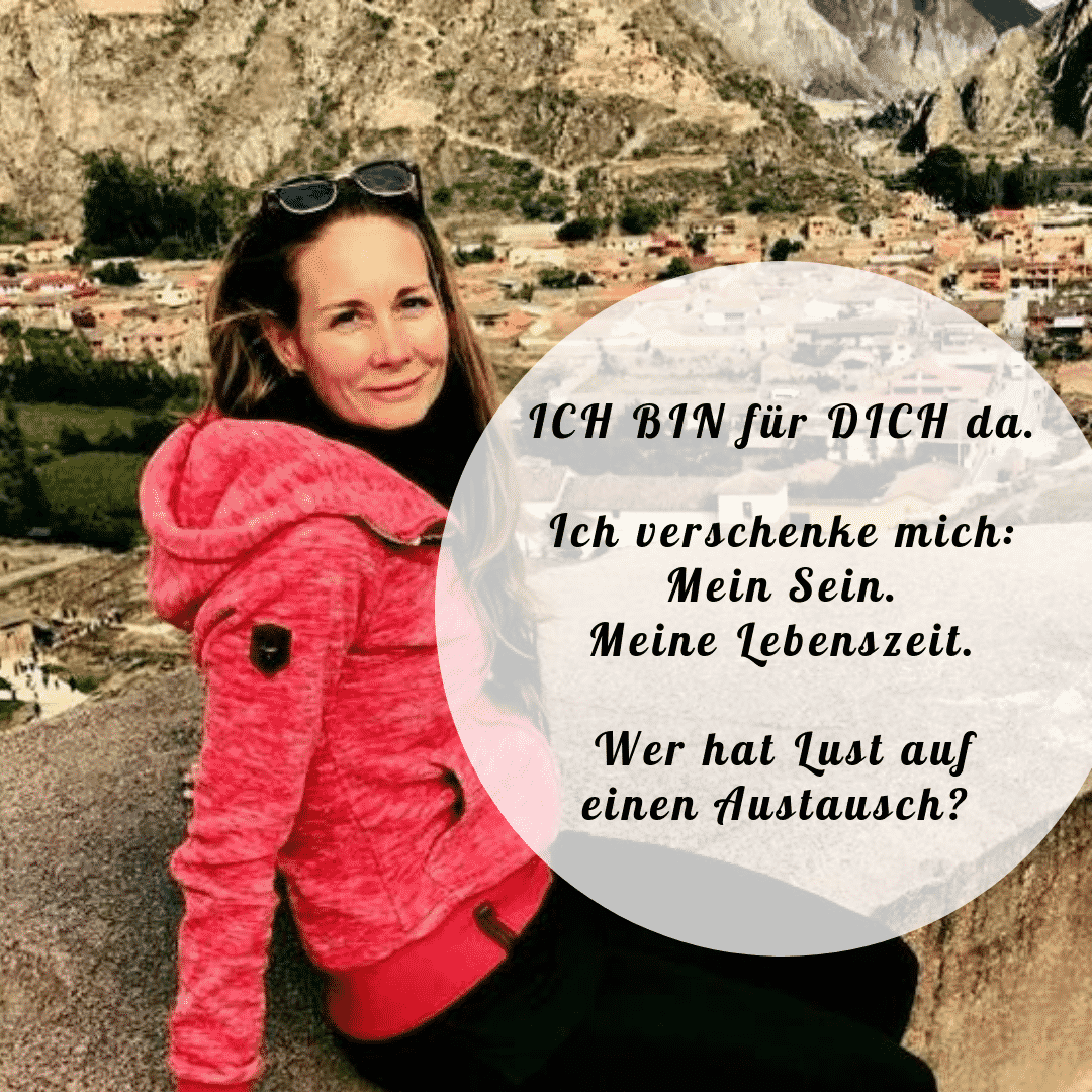 Austausch, Begleitung, Inspiration: ICH BIN für DICH da. Wer ist dabei ...